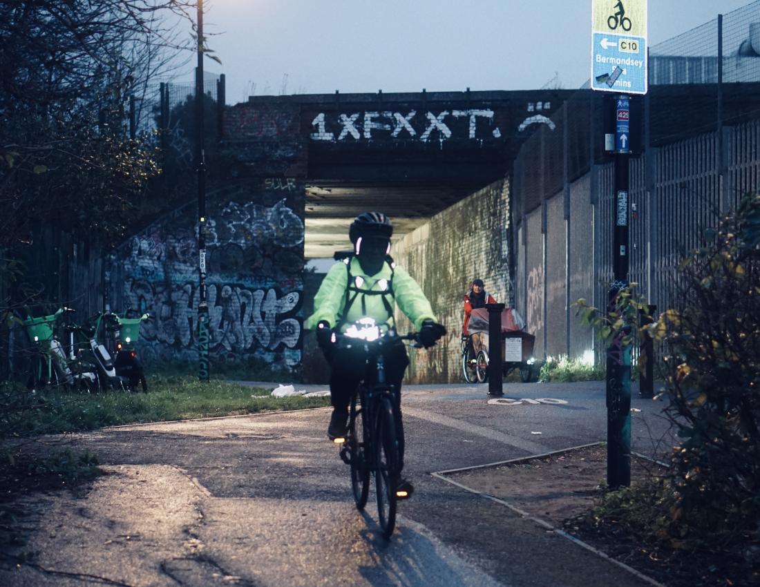 Women’s safety and cycling after dark | Cycling UK